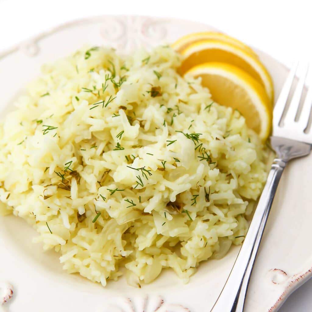 Lemon Rice - The Hidden Veggies