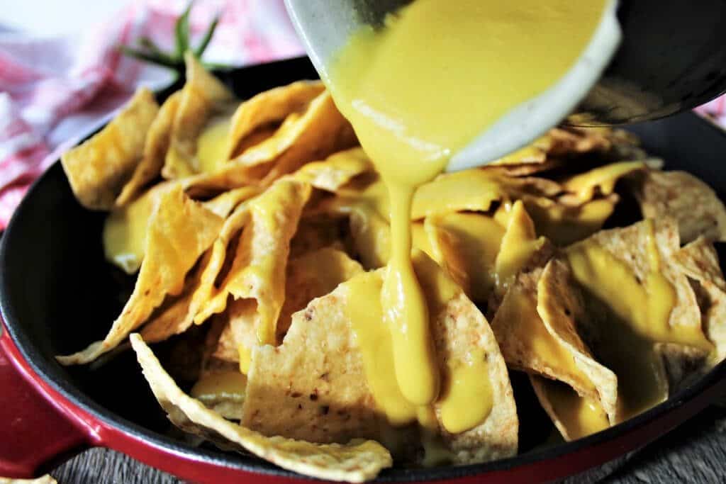 Vegan Nacho Cheese Sauce – Cheddar Style - The Hidden Veggies