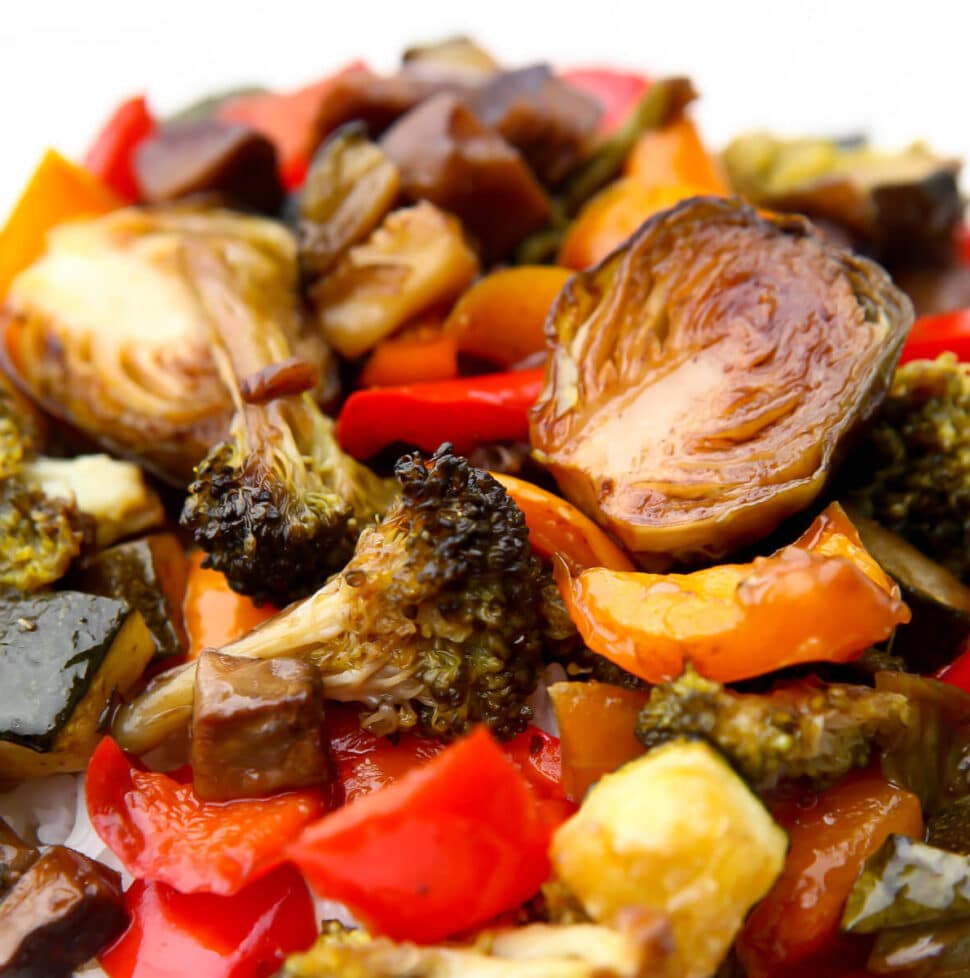 Balsamic Roasted Vegetables - The Hidden Veggies