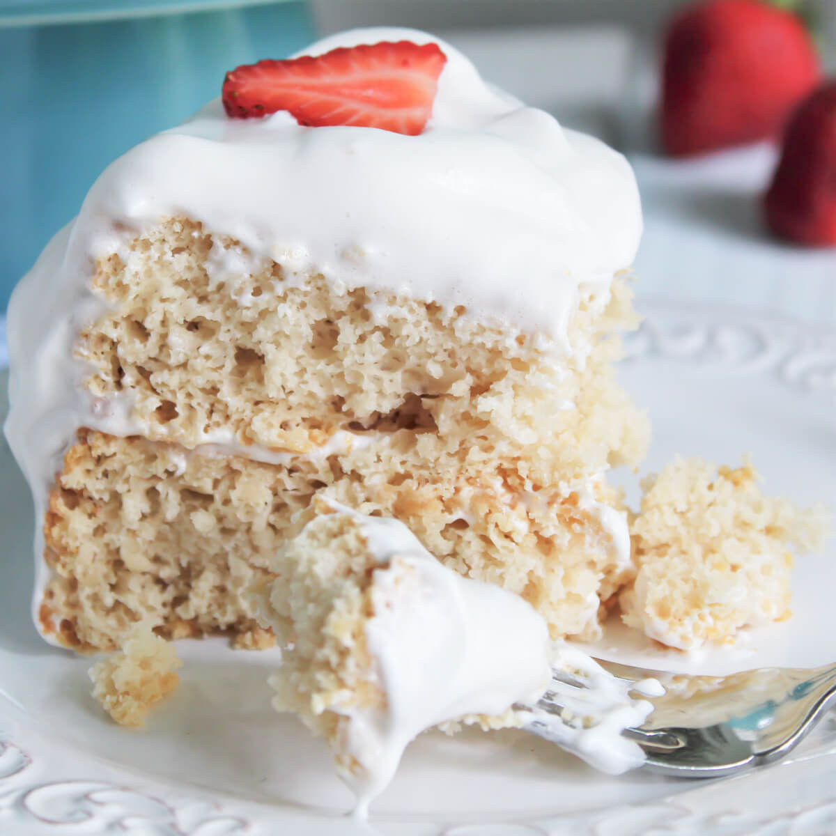 Vegan Angel Food Cake - The Hidden Veggies