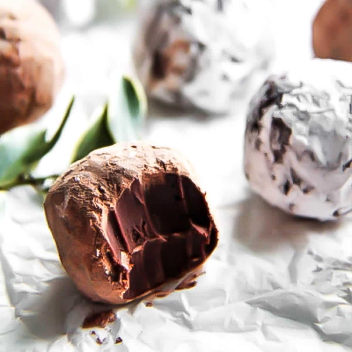 Vegan Chocolate Truffles - The Hidden Veggies