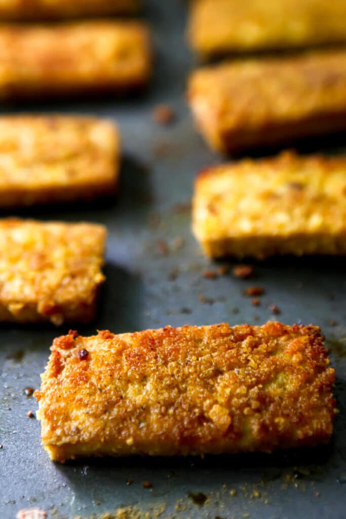 Breaded Tofu (Baked or Pan Fried) - The Hidden Veggies