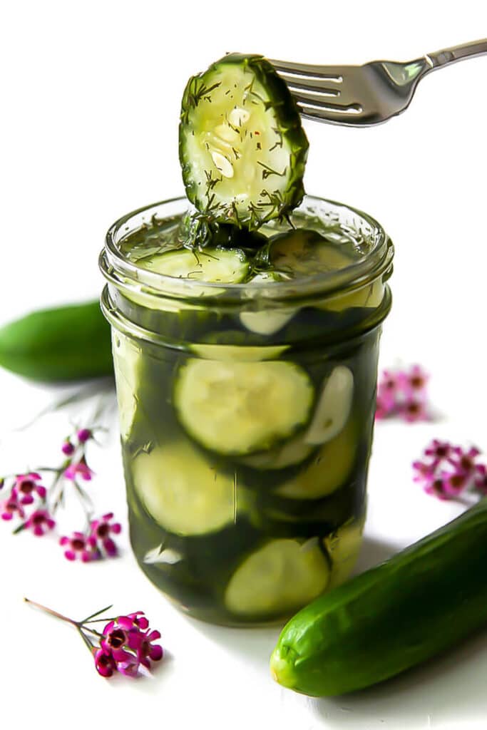 Refrigerator Pickles - The Hidden Veggies