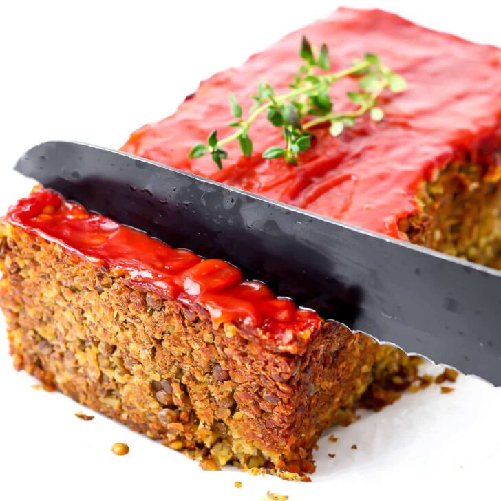 Gluten-Free Vegan Lentil Loaf - The Hidden Veggies