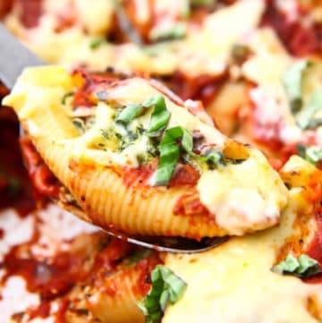Vegan Stuffed Shells - The Hidden Veggies