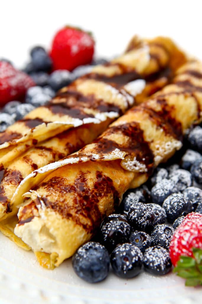 Authentic Tasting Vegan Crepes (Made From Chickpea Flour)