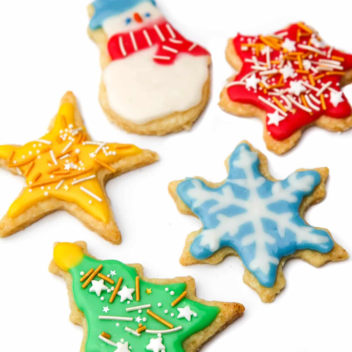 Christmas Star Sugar Cookies