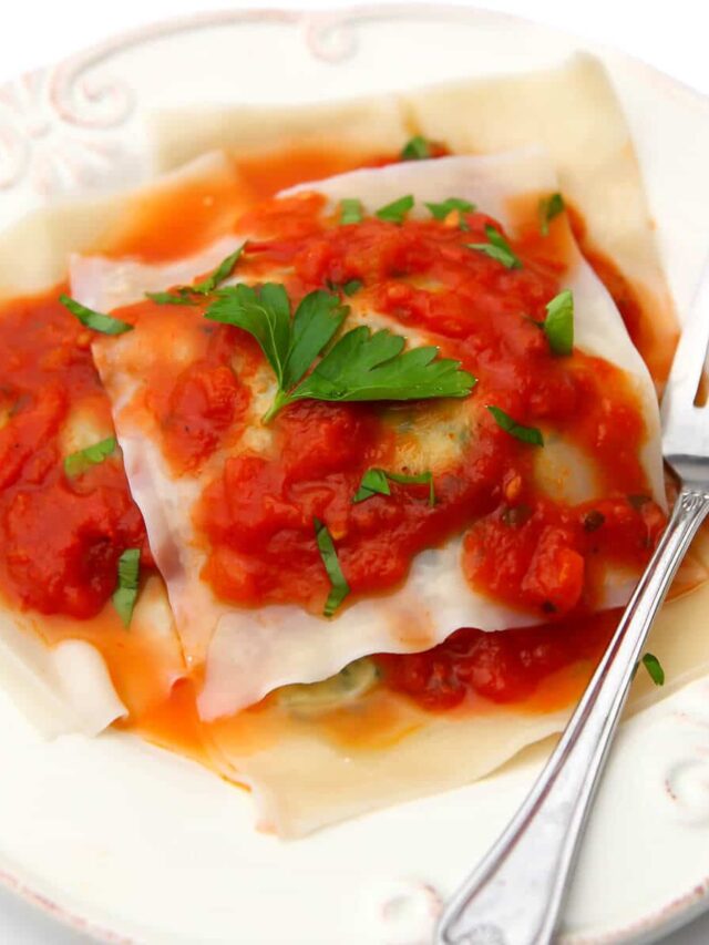 Easy Vegan Ravioli - The Hidden Veggies