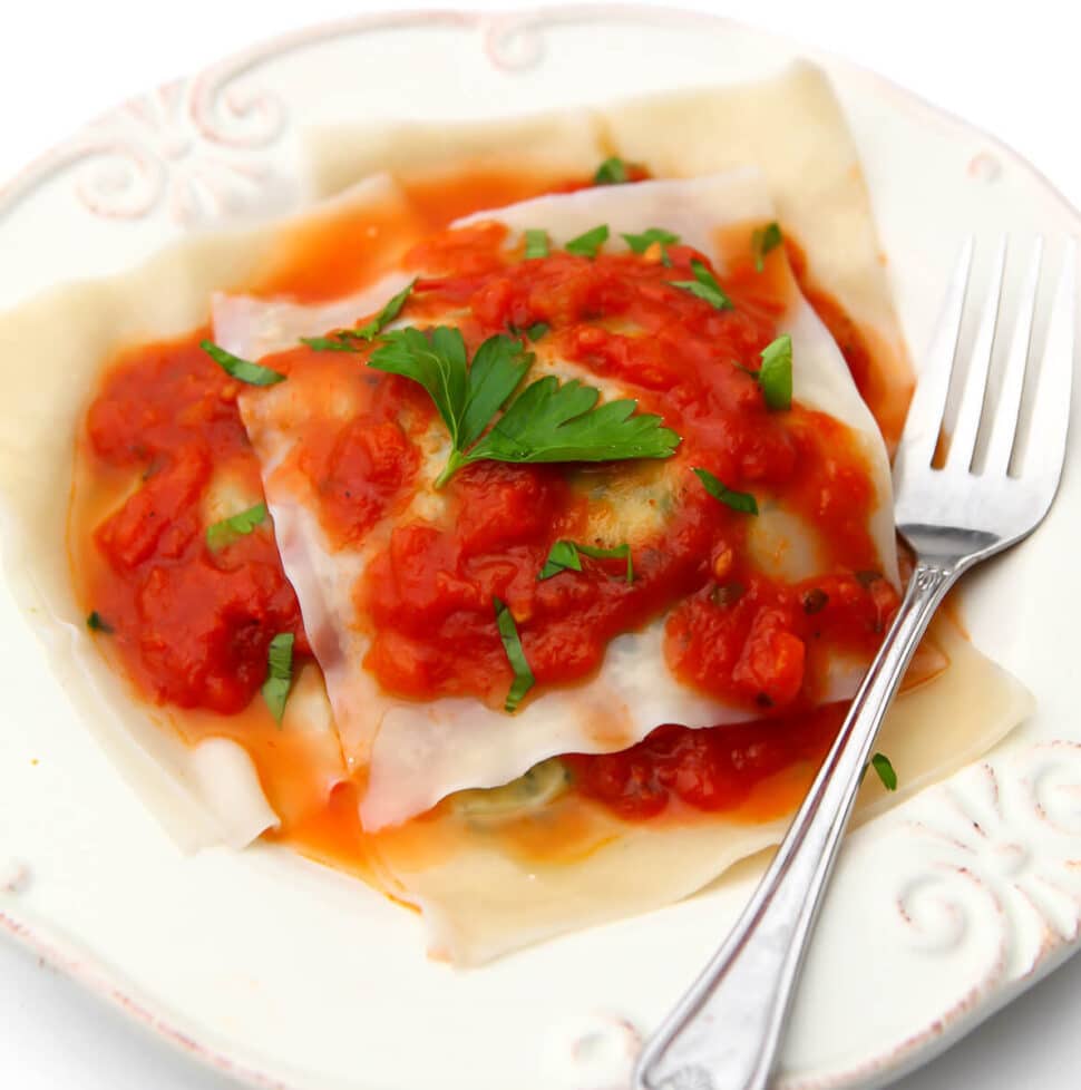 Easy Vegan Ravioli - The Hidden Veggies