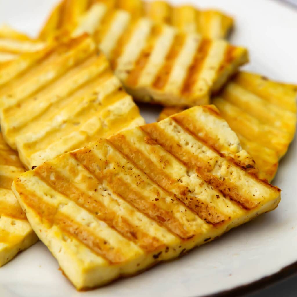 Vegan Halloumi Cheese - The Hidden Veggies