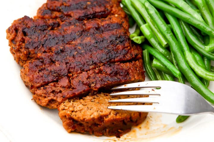 Seitan Steaks (with Mushrooms) - The Hidden Veggies