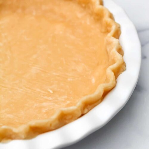 Easy Hot Water Pie Crust (Simple No-Fail Pie Crust)