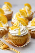 Vegan Lemon Cupcakes - The Hidden Veggies