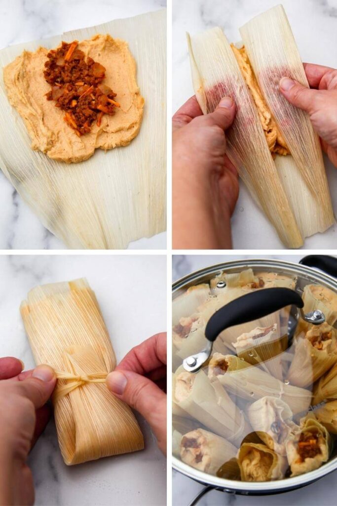 Vegan Tamales (With Video) - The Hidden Veggies