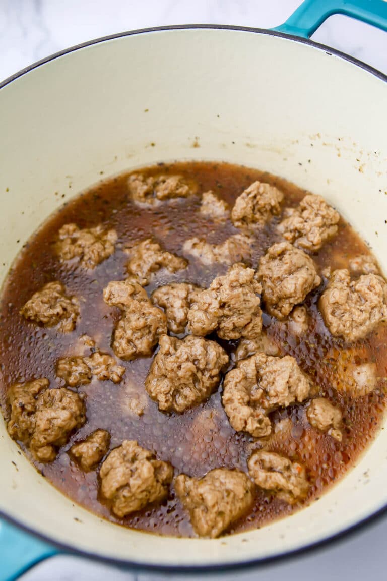 Easy Seitan (Seitan Chunks) - The Hidden Veggies