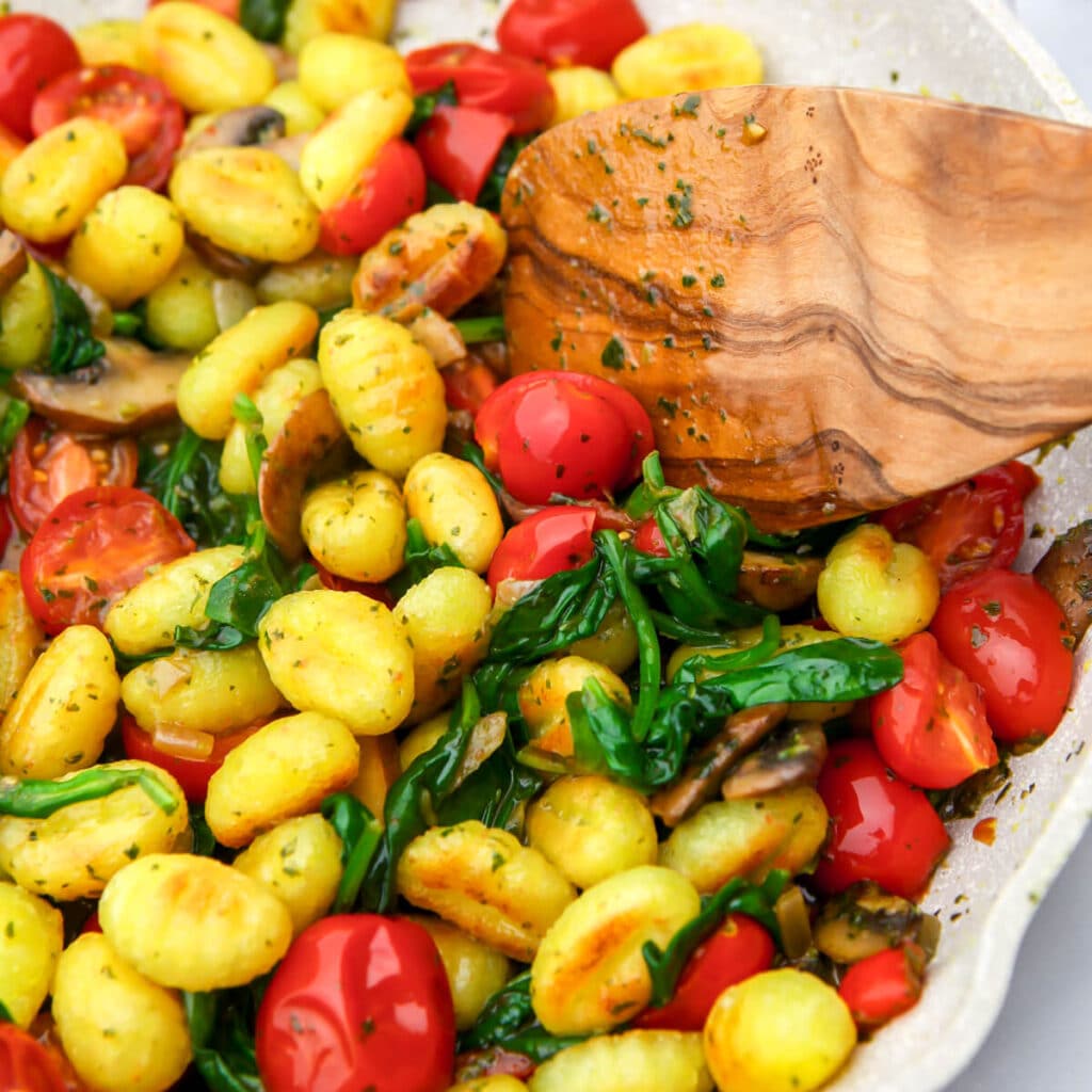 Vegan Gnocchi (with Vegetables and Pesto) - The Hidden Veggies