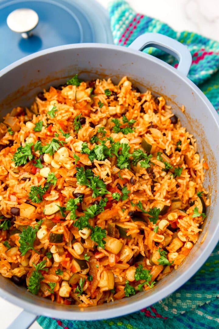 Easy Vegan Mexican Rice - The Hidden Veggies