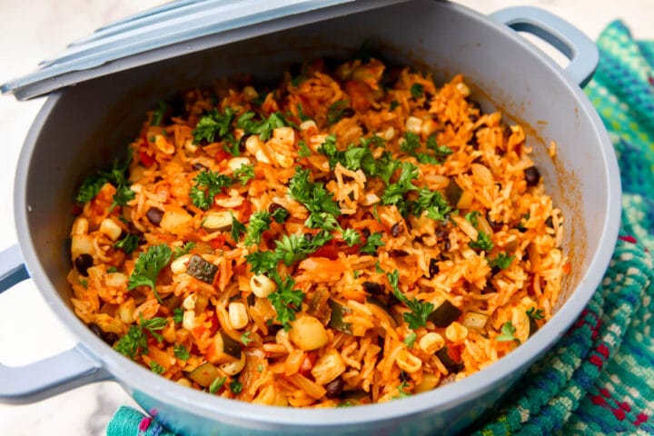 Easy Vegan Mexican Rice - The Hidden Veggies
