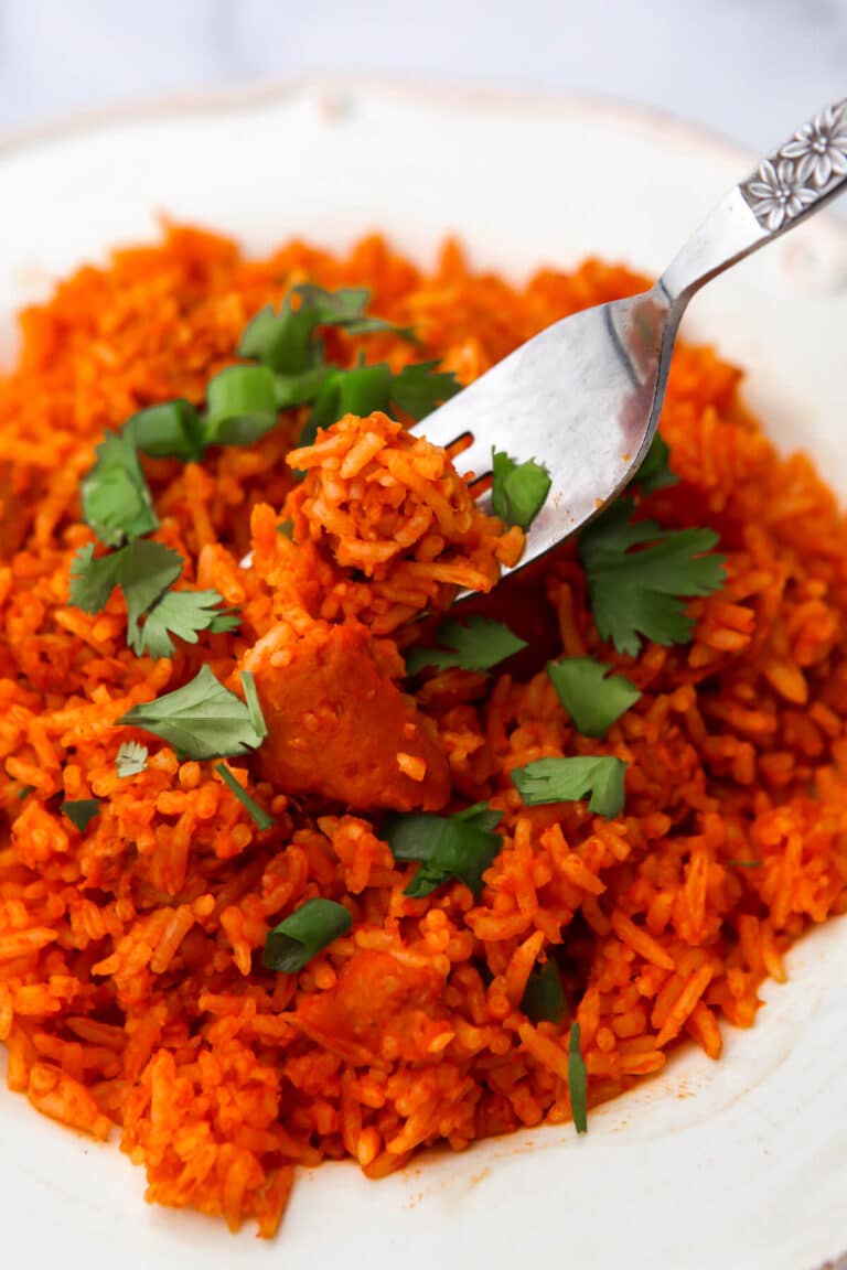 Vegan Red Rice - The Hidden Veggies