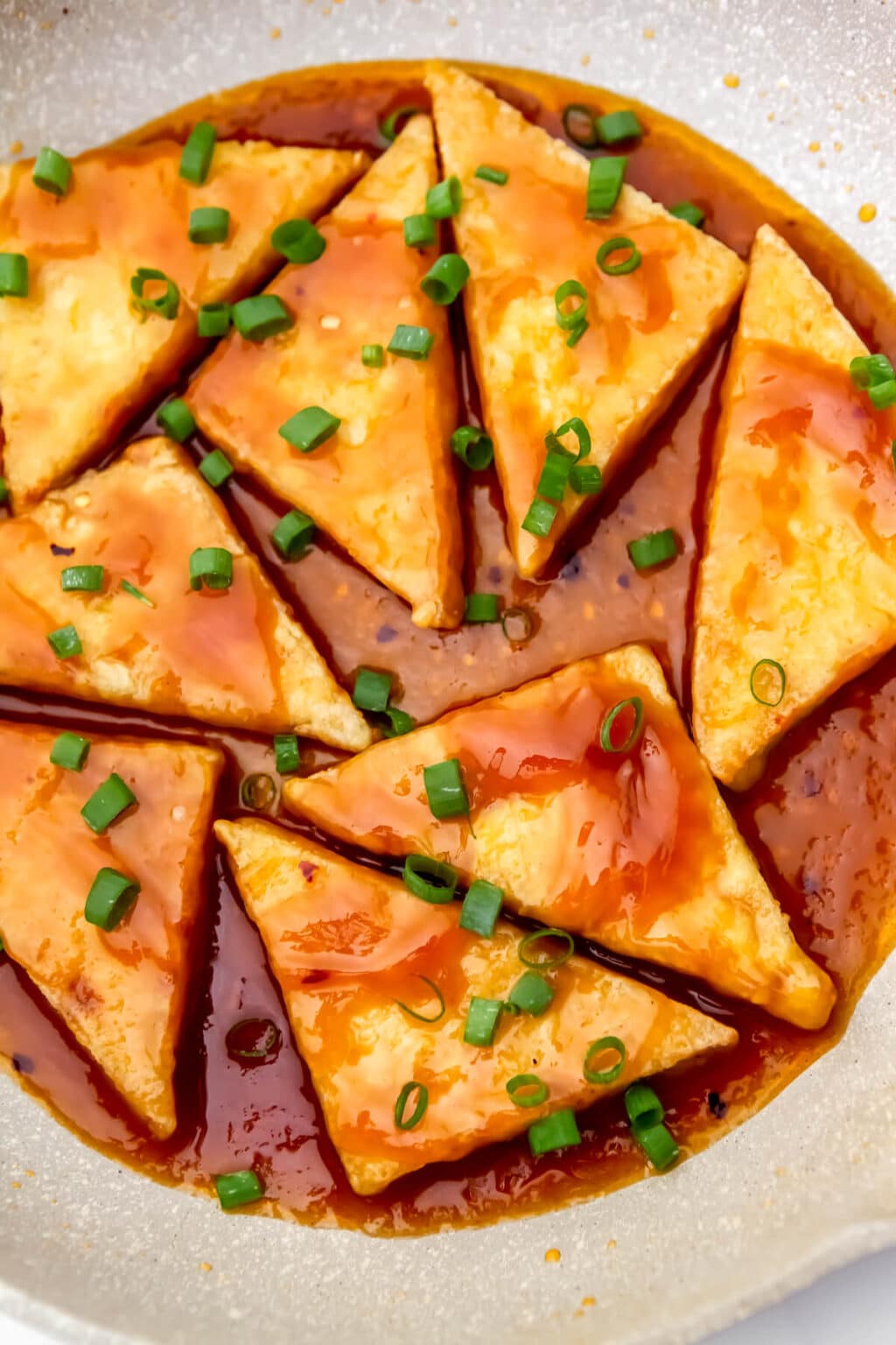 Crispy Sweet and Sticky Tofu - The Hidden Veggies