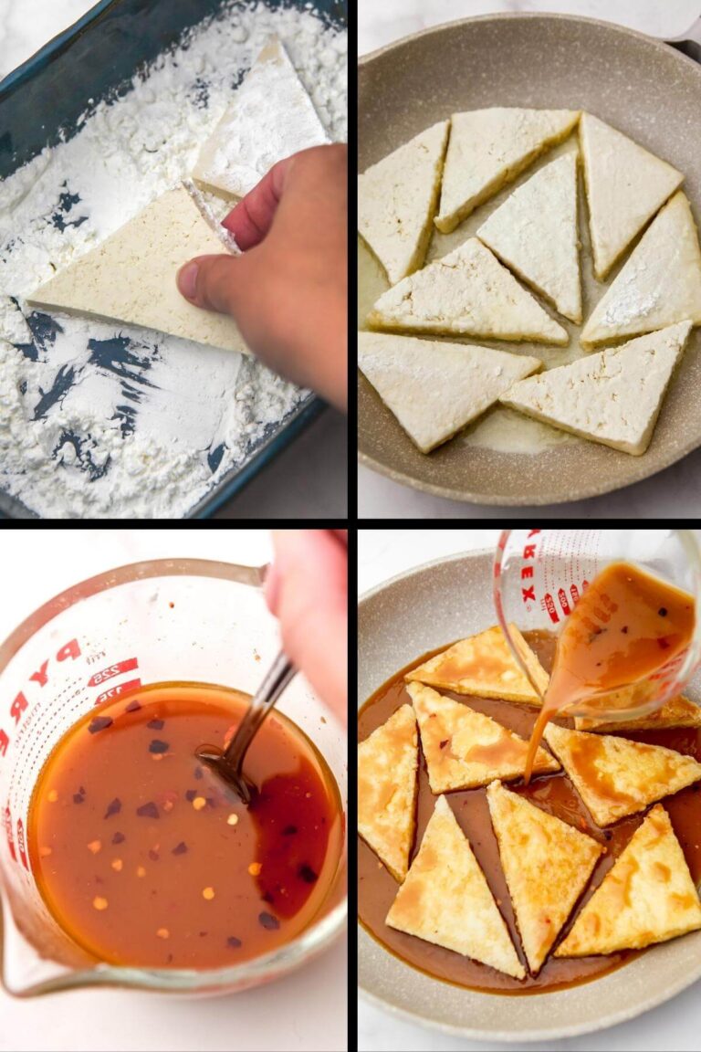 Crispy Sweet and Sticky Tofu - The Hidden Veggies