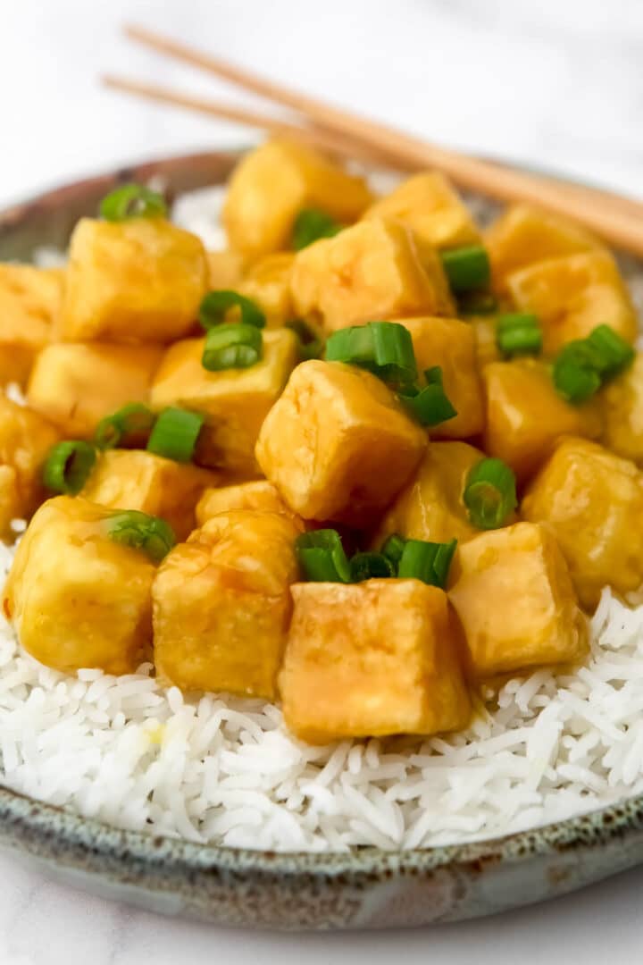 Orange Tofu - The Hidden Veggies