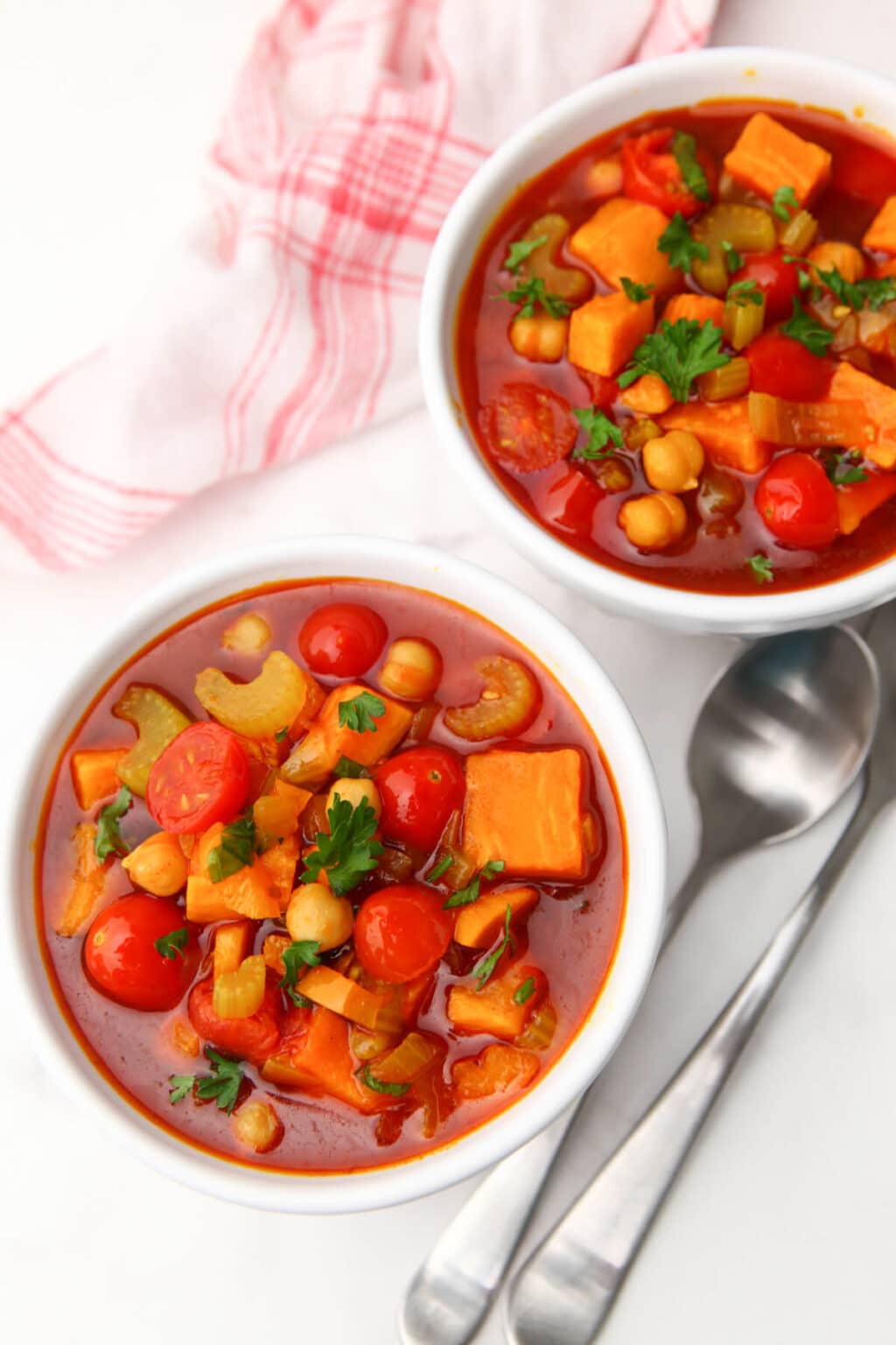 Hippie Soup (Sweet Potato Chickpea Soup) - The Hidden Veggies