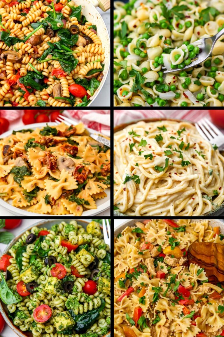 30 Easy Vegan Pasta Recipes - The Hidden Veggies