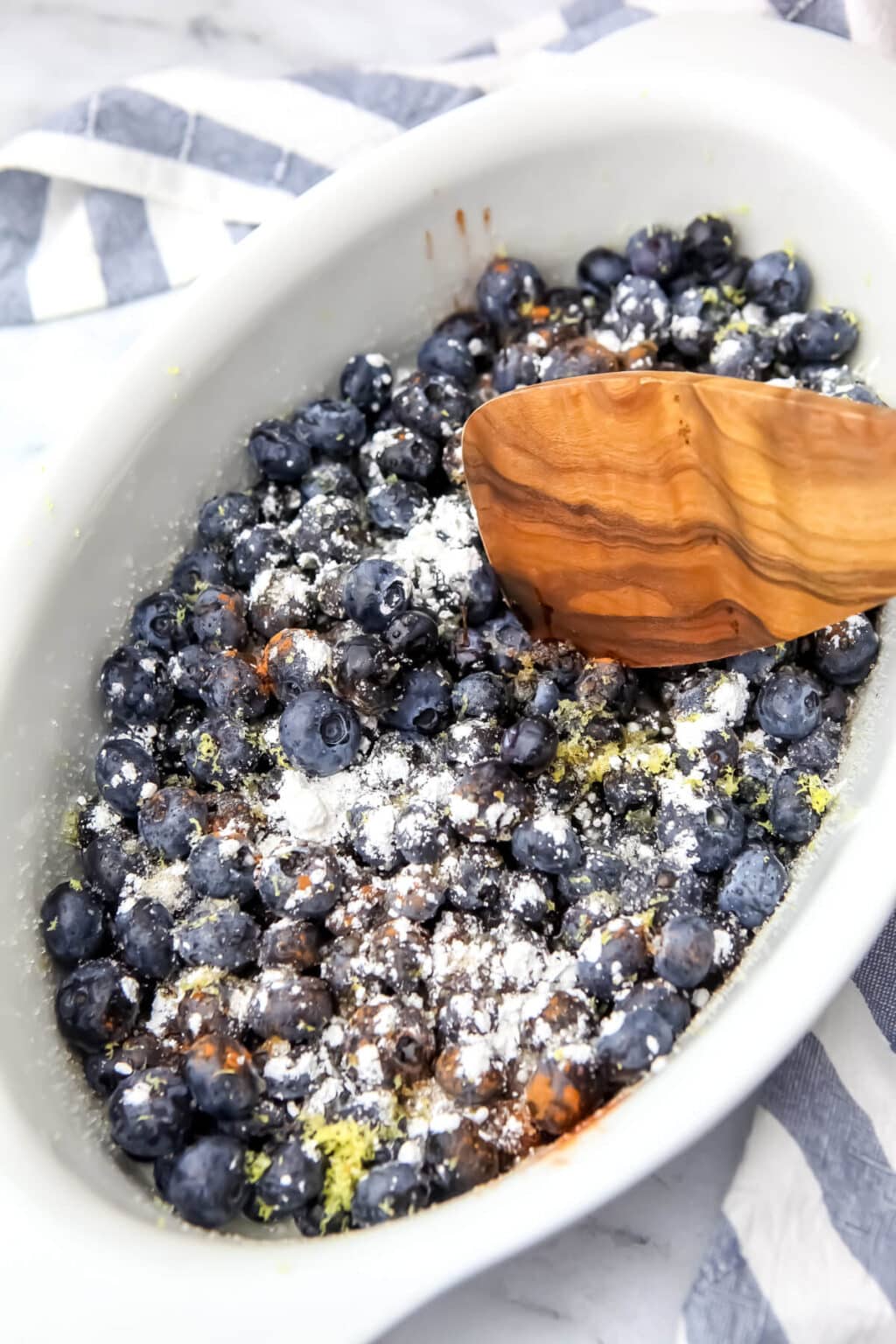 Vegan Blueberry Cobbler - The Hidden Veggies