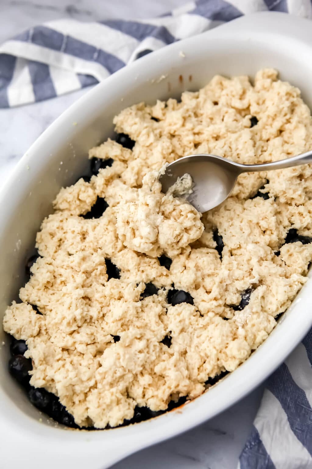 Vegan Blueberry Cobbler - The Hidden Veggies