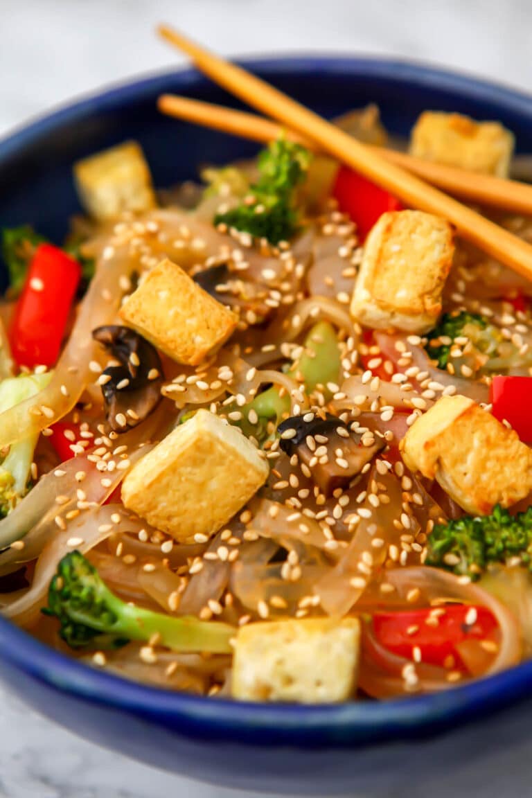 Vegetable Pad Woon Sen (Glass Noodle Stir-Fry)
