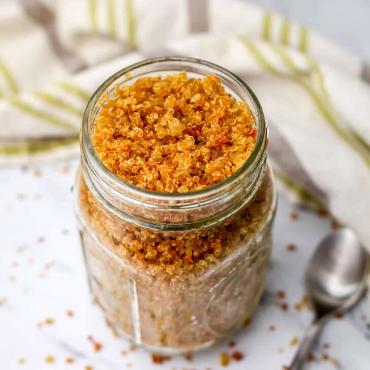 Toasted Crunchy Quinoa - The Hidden Veggies