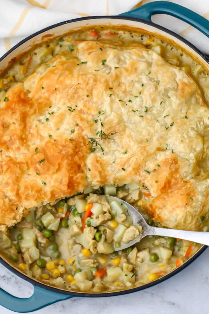Vegan Pot Pie (with Puff Pastry) - The Hidden Veggies