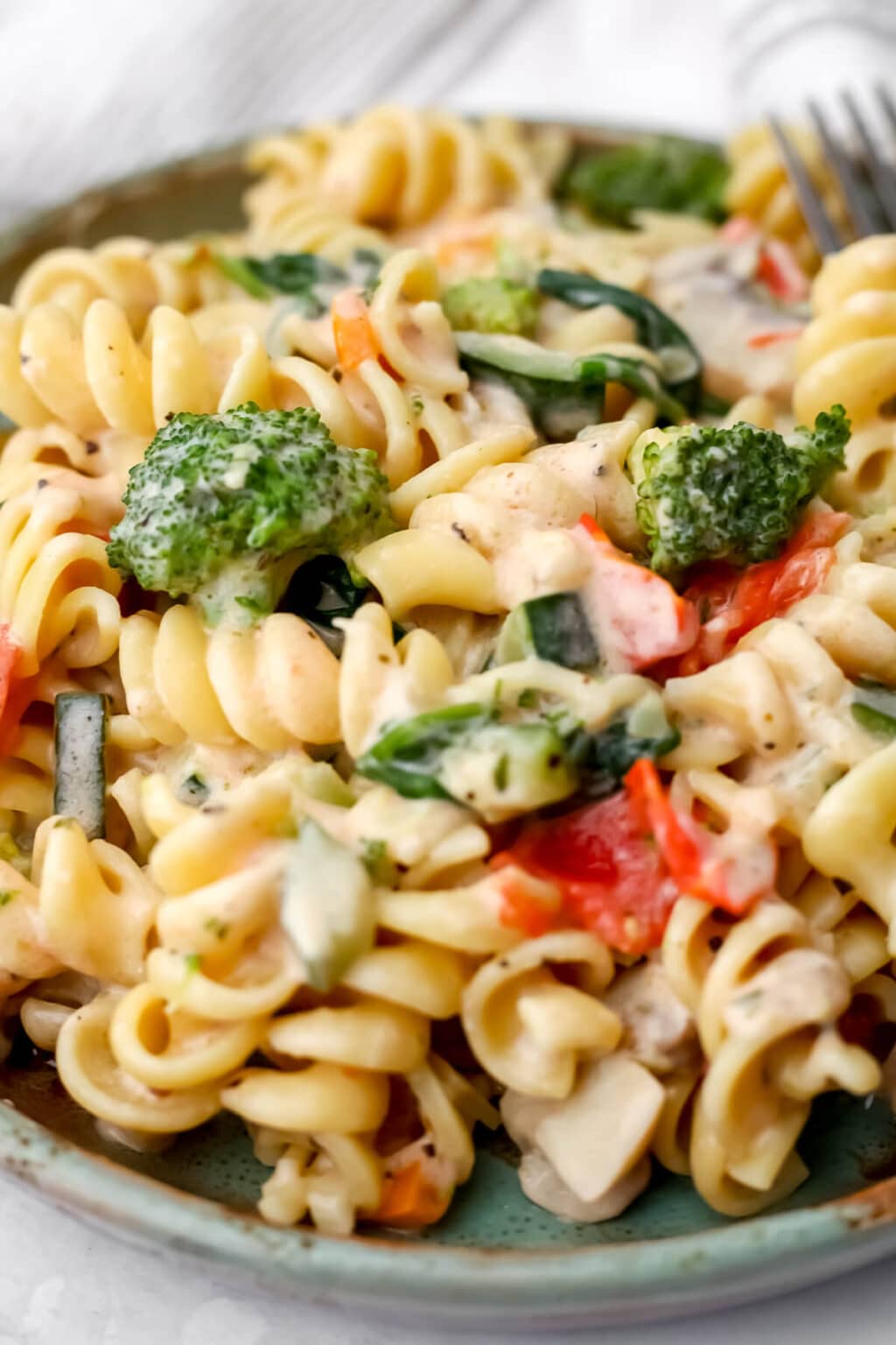 Creamy Veggie Pasta - The Hidden Veggies