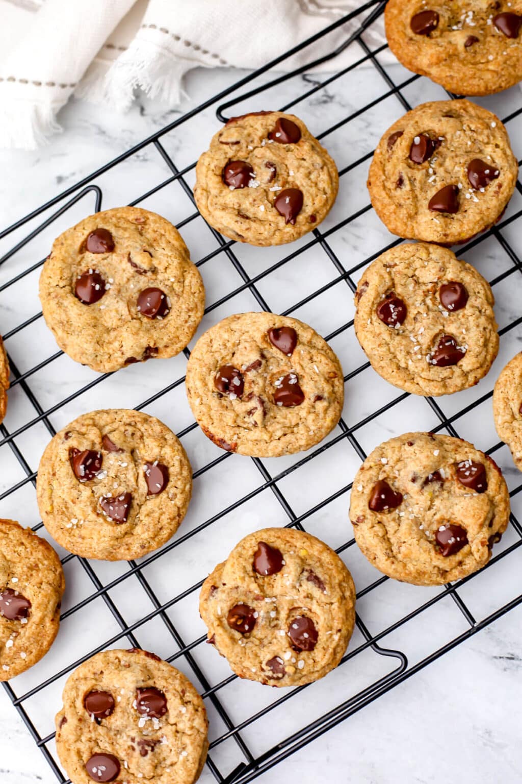 Vegan Whole Wheat Chocolate Chip Cookies - The Hidden Veggies