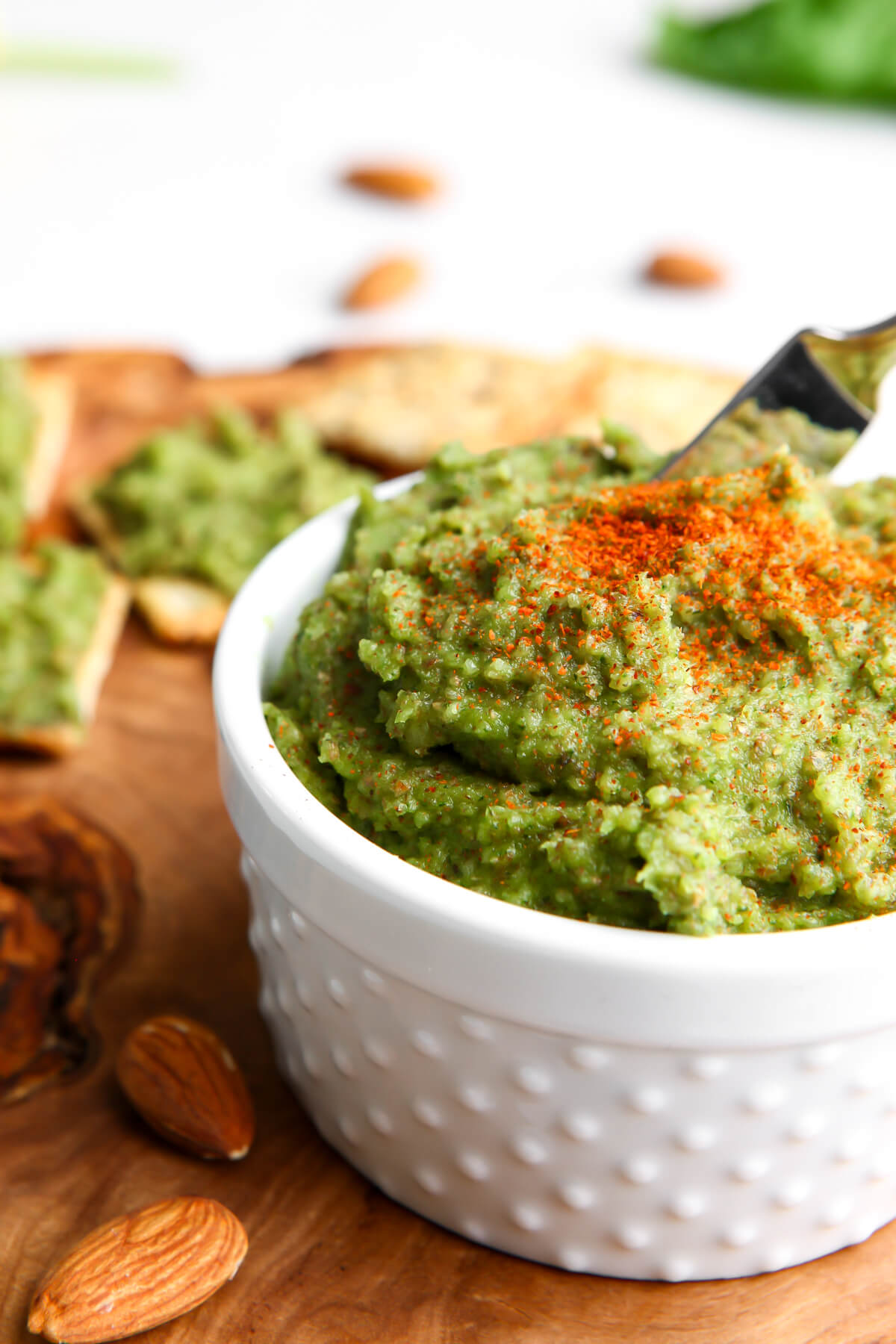 Almond Pate with Basil - The Hidden Veggies