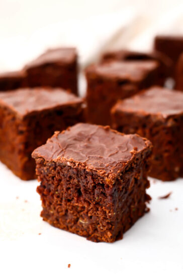 Vegan Zucchini Brownies - The Hidden Veggies