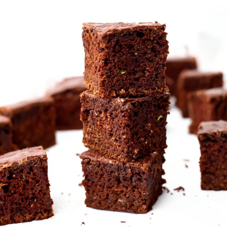 Vegan Zucchini Brownies - The Hidden Veggies