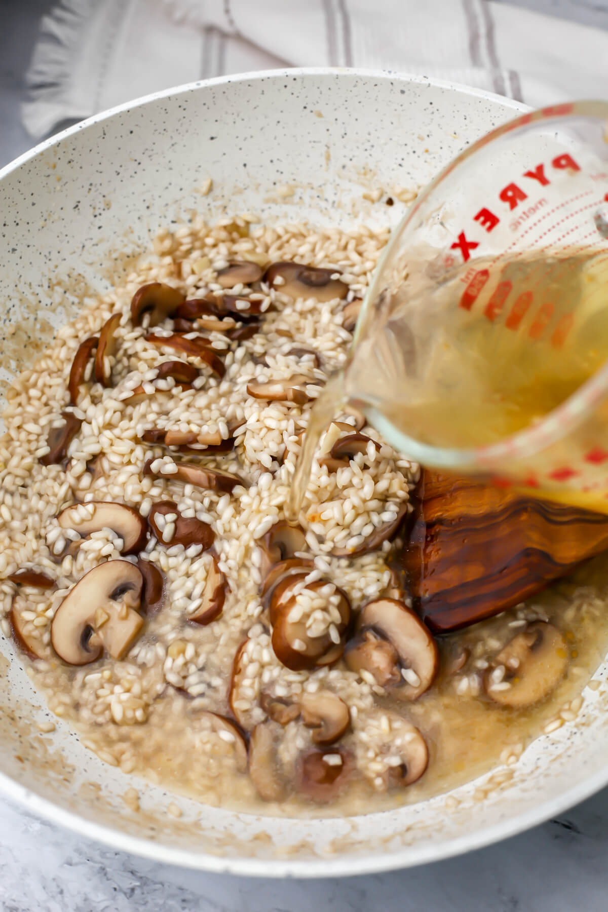 Vegan Mushroom Risotto - The Hidden Veggies