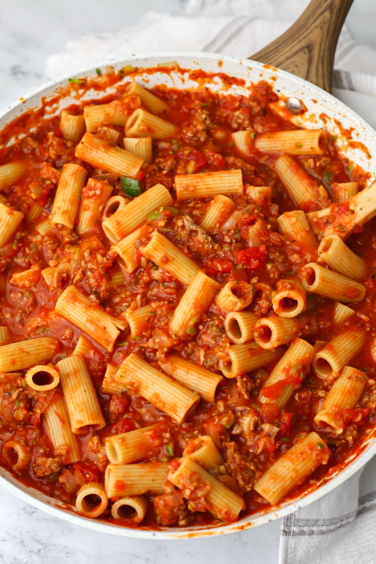 Vegan Rigatoni Pasta Bake - The Hidden Veggies