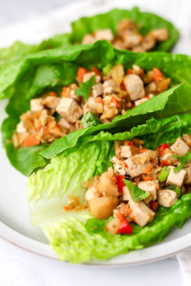 Vegan Lettuce Wraps (In the Slow Cooker) - The Hidden Veggies