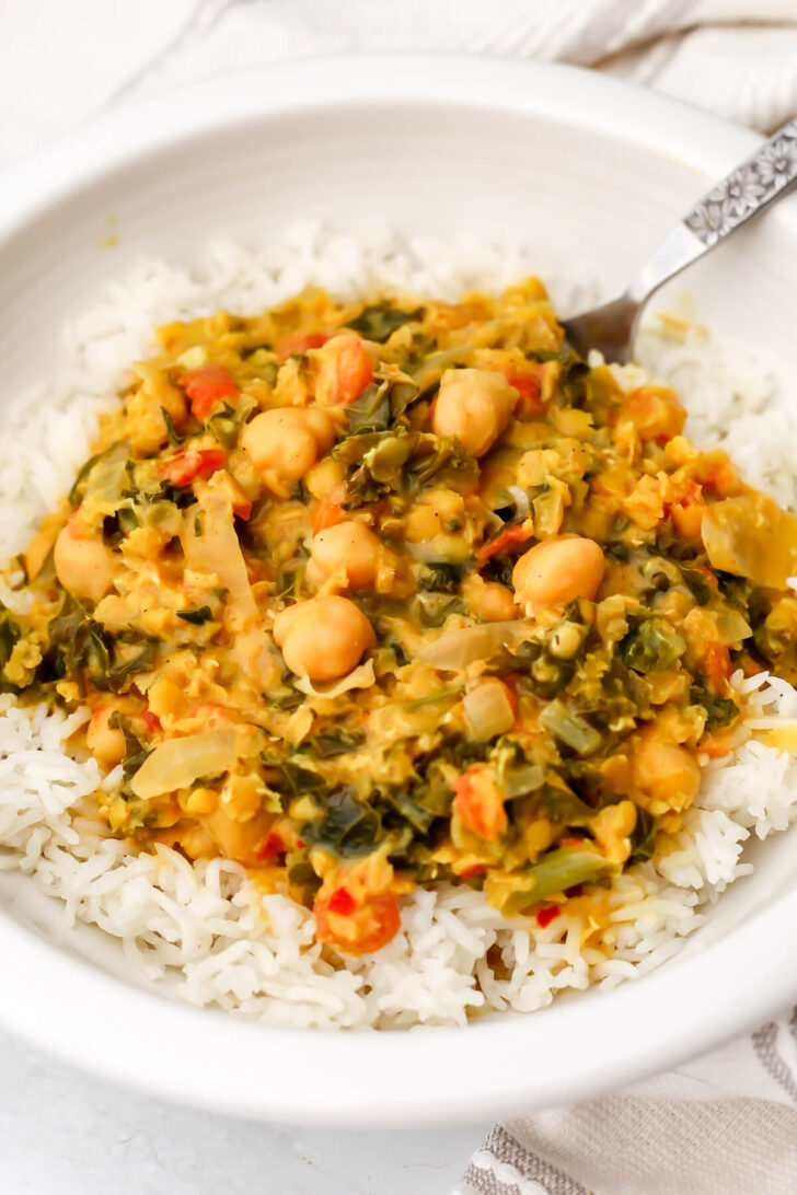 Slow Cooker Red Lentil Dahl - The Hidden Veggies