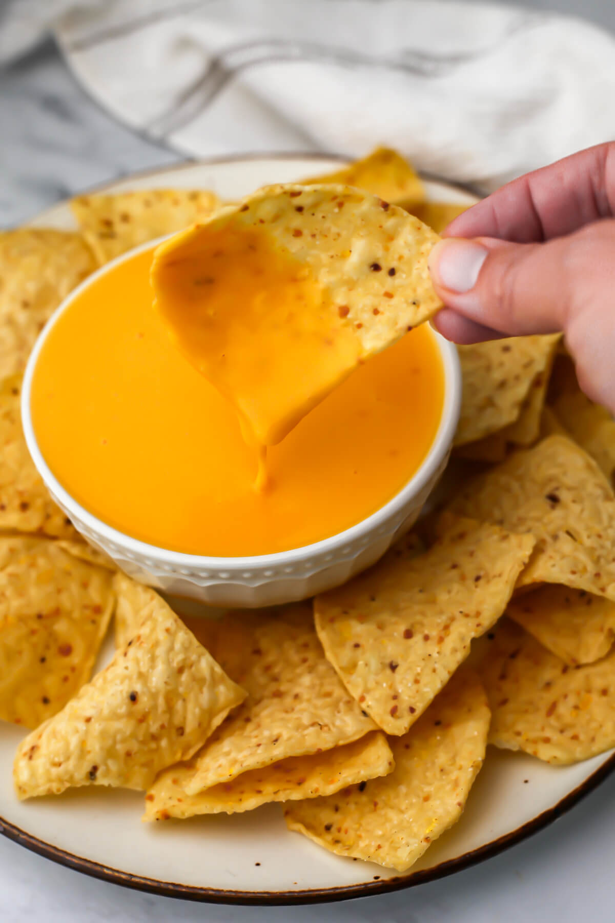 Easy Vegan Cheese Sauce (No Cashews or Nutritional Yeast)