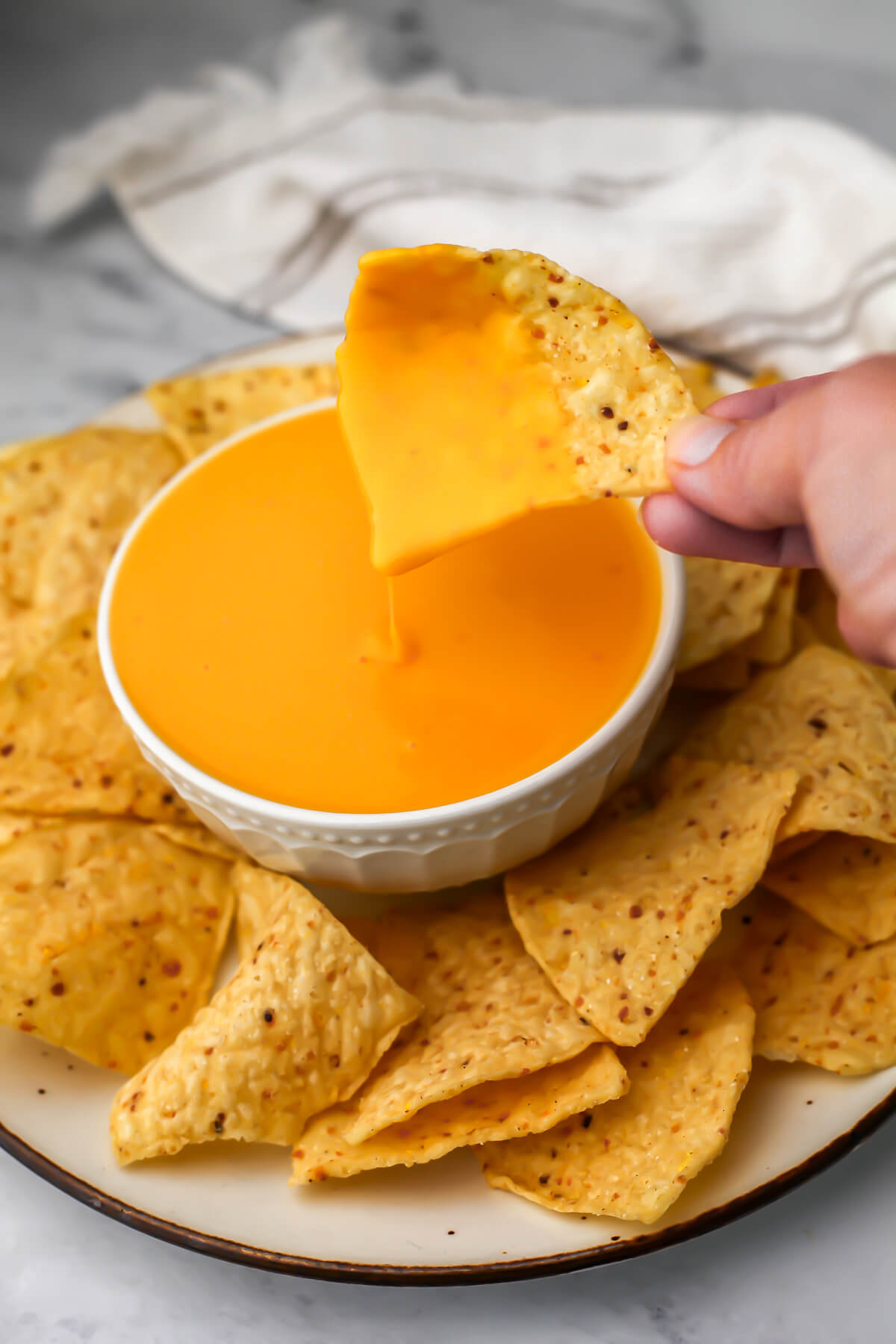 Easy Vegan Cheese Sauce (No Cashews or Nutritional Yeast)